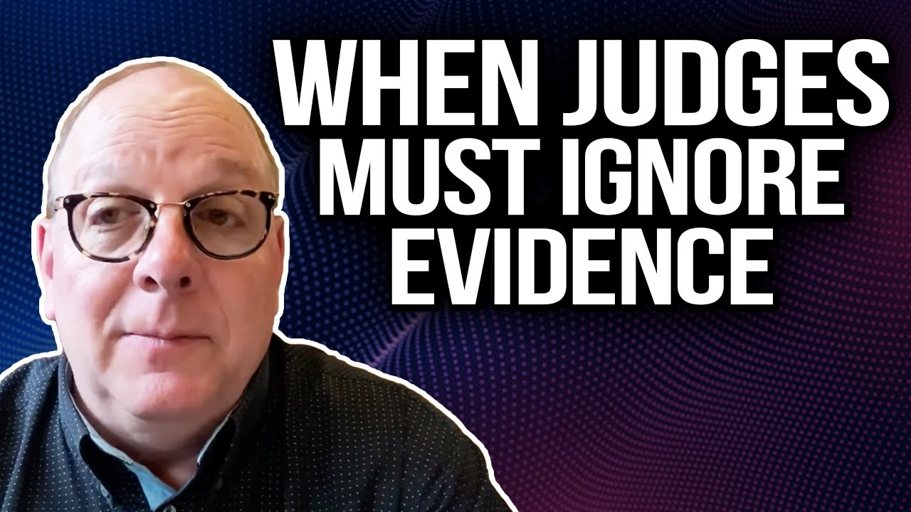 “Hey Judge, IGNORE That Evidence!” - Crooked Judges