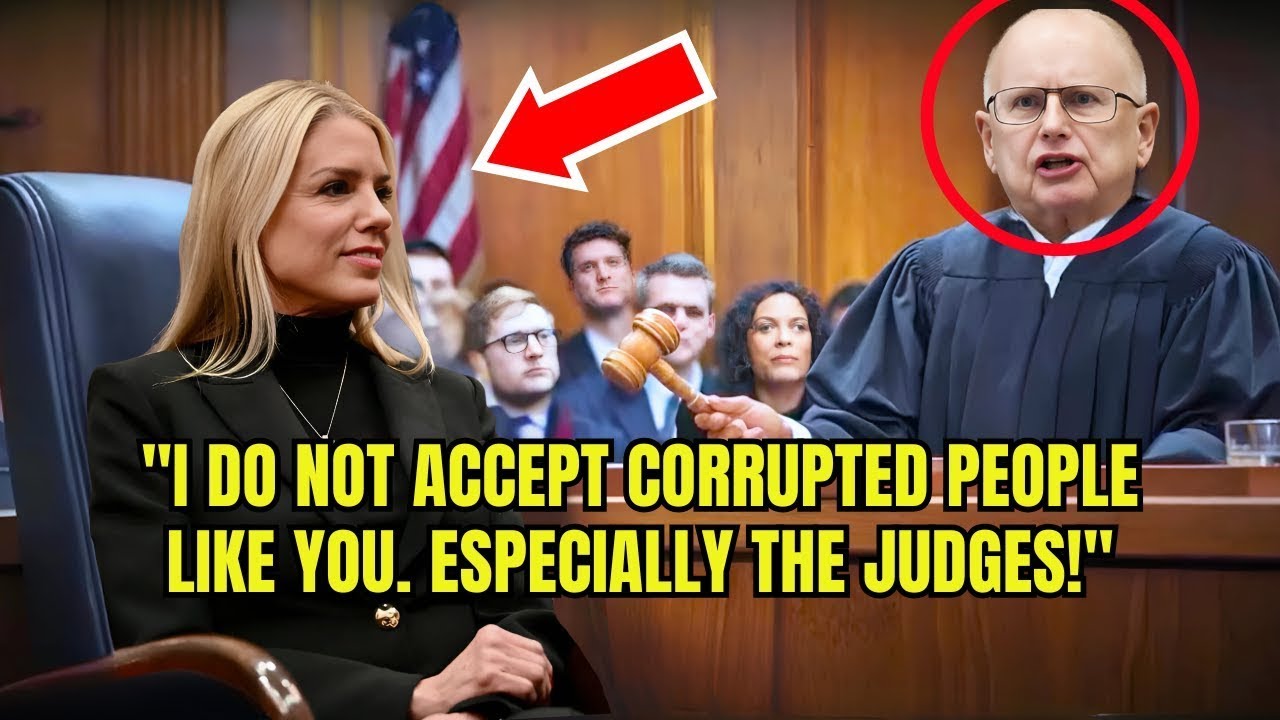 Corrupt Judge Gets EXPOSED By Pam Bondi In Shocking Courtroom Confrontation - Crooked Judges