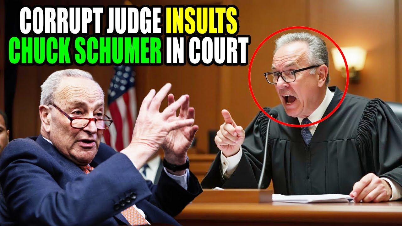 Corrupt Judge INSULTS Chuck Schumer in Court – Minutes Later, He’s in ...
