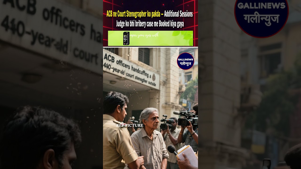 ACB ne Court Stenographer ko pakda — Additional Sessions Judge ko bhi ...
