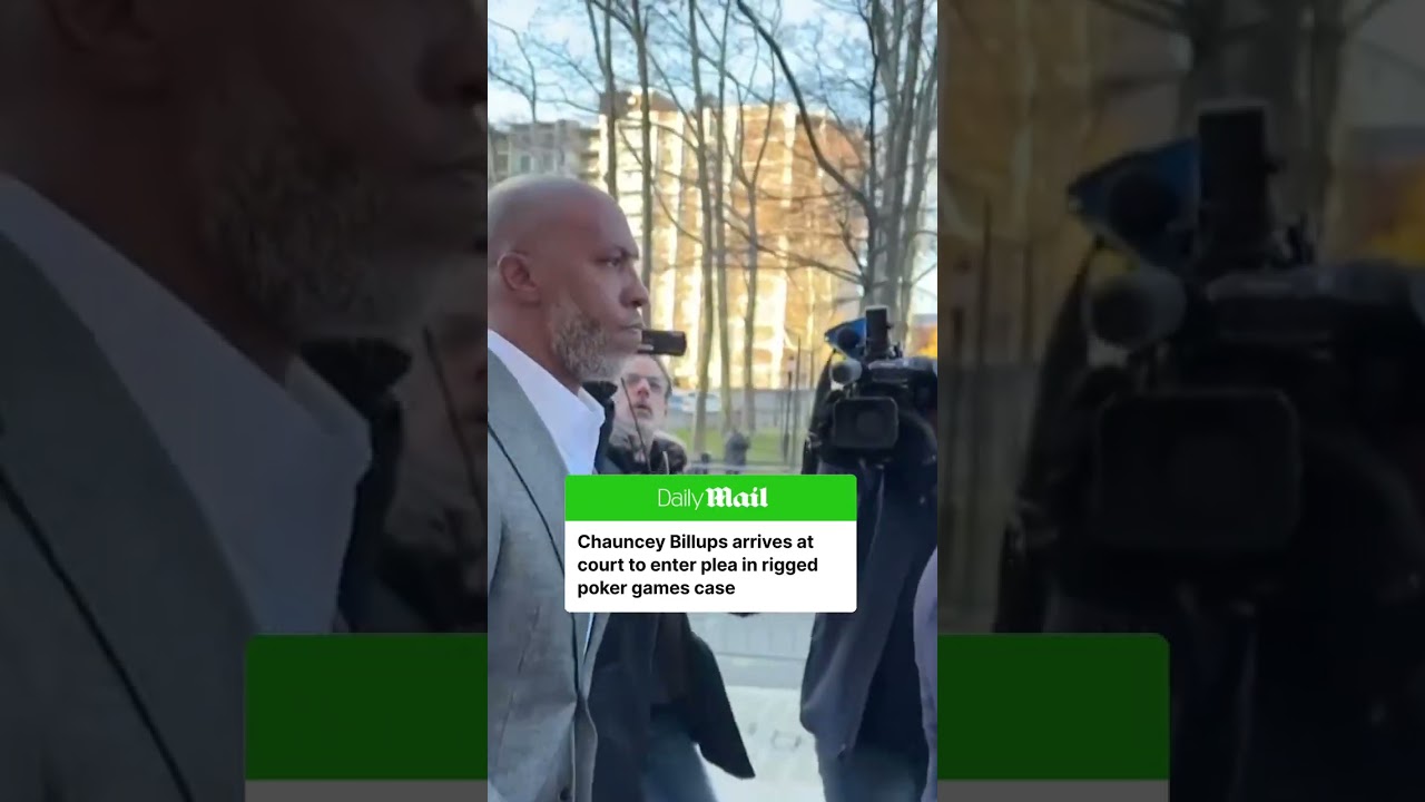 NBA Hall of Famer Chauncey Billups arrived at Brooklyn Federal Court to ...