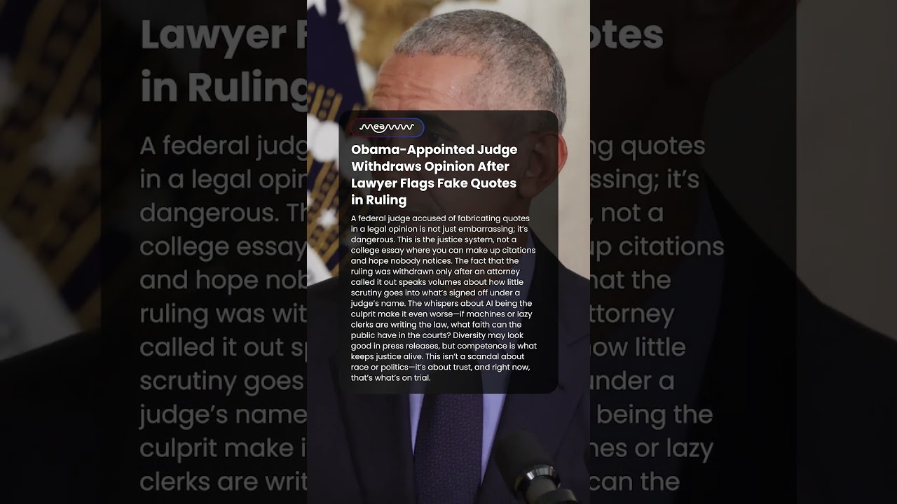 Judge Caught With Fake Quotes in Ruling? The AI Scandal Rocking the ...