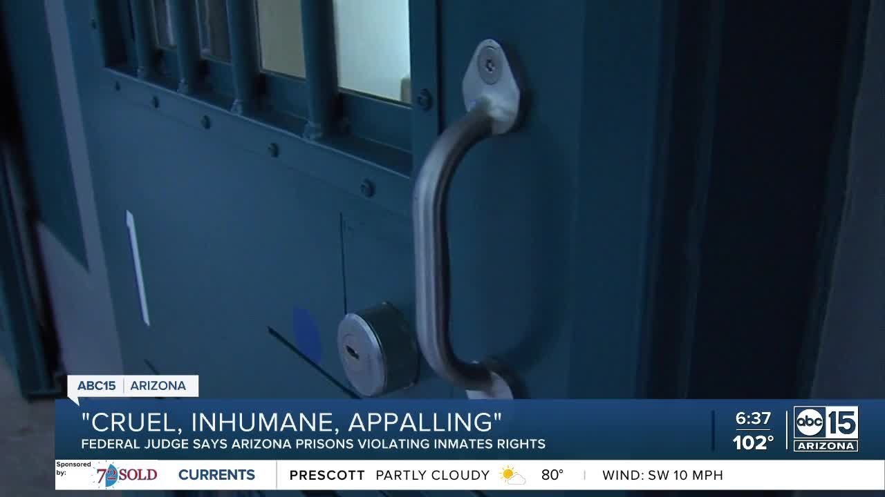 Judge: Arizona prison system healthcare violates constitutional rights ...