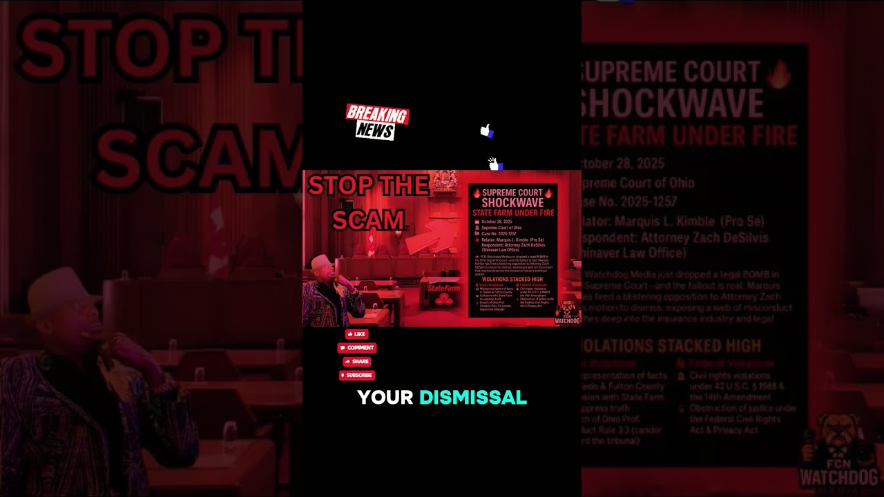 🔥 Supreme Court Case 2025-1257 exposes State Farm’s procedural ...