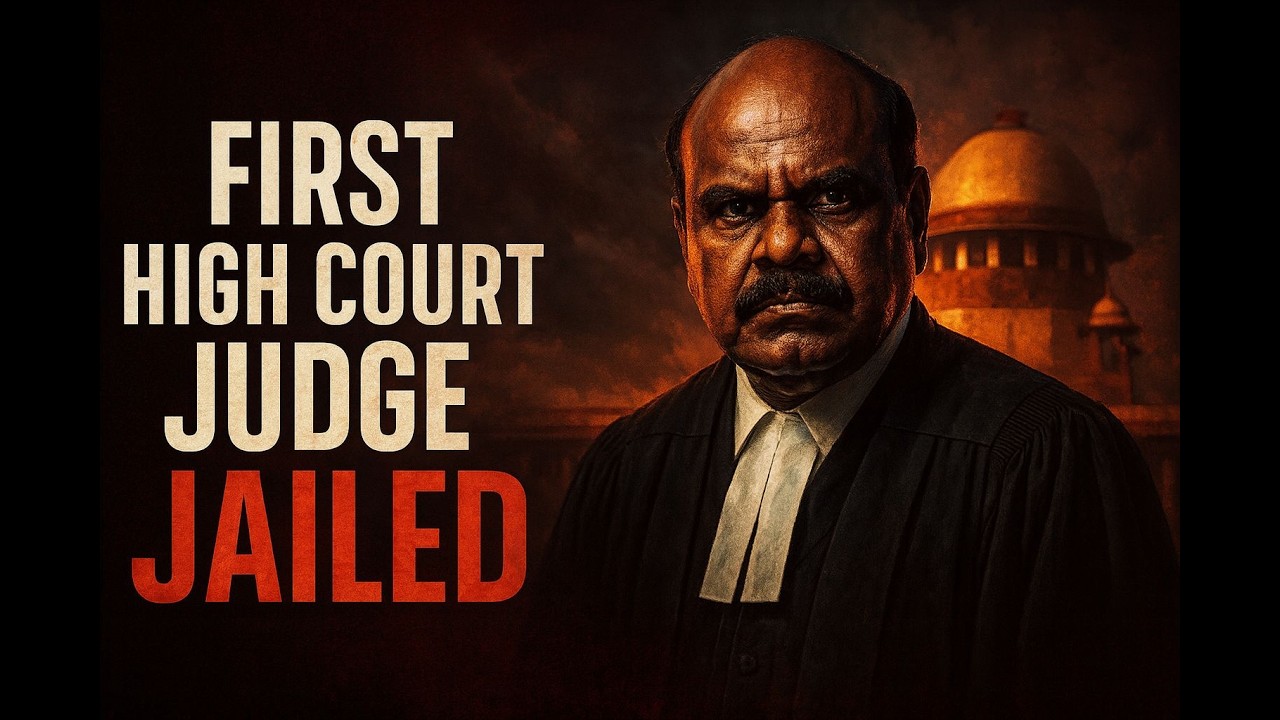 India’s Most Controversial Judge | The Justice C.S. Karnan Story ...