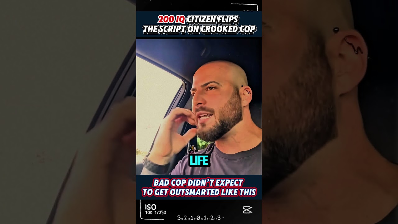 200 IQ Citizen Flips the Script on Crooked Cop - Crooked Judges
