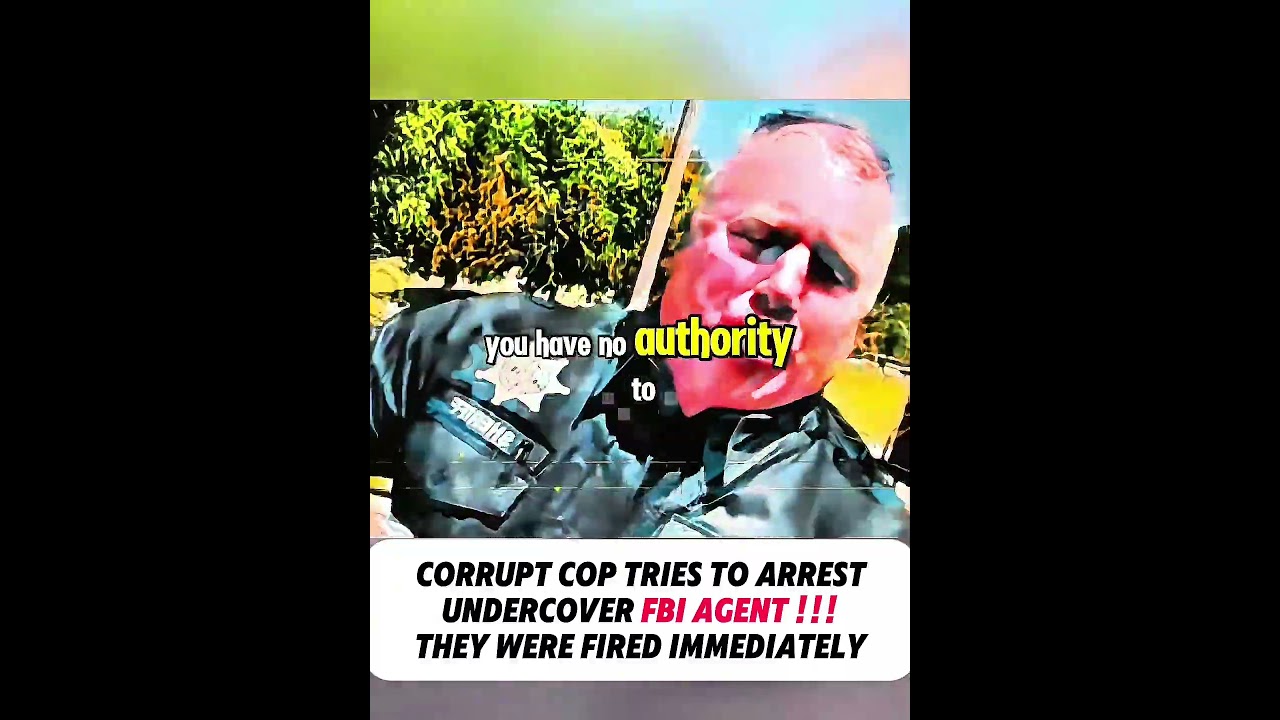 Corrupt Cop Tries to Arrest Undercover Fbi Agent They Were Fired ...