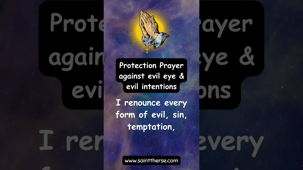 Protection Prayer Against Evil Eye & Evil Intentions #jesus #prayer # ...