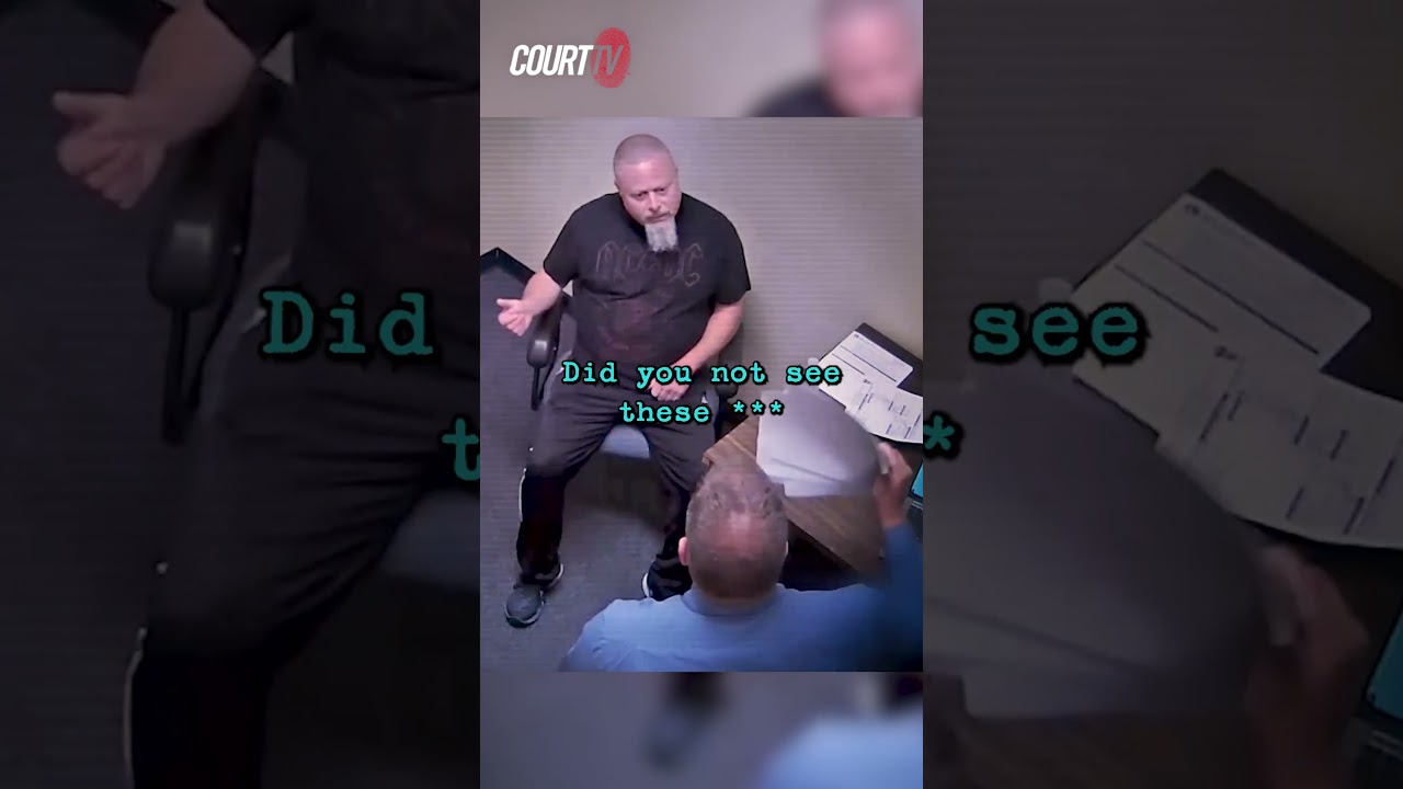 #SHOCKING FOOTAGE: Intense police interrogation of convicted murderer # ...