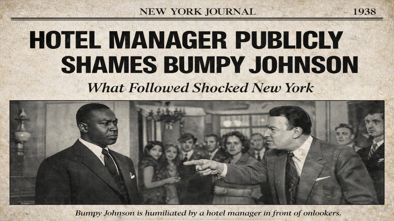 1938: R*cist Hotel Manager Humiliated Bumpy Johnson — Bumpy Made Him ...