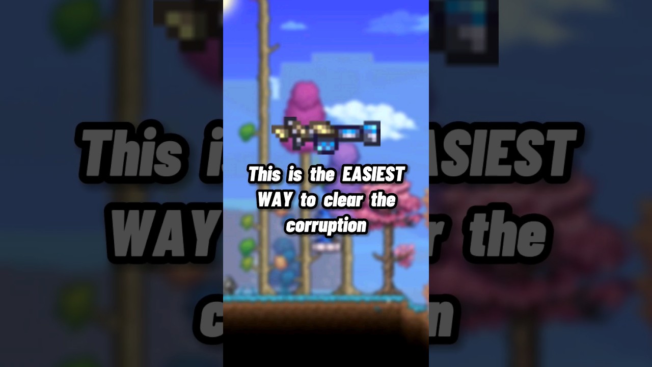 The EASIEST way to clear the corruption in Terraria - Crooked Judges