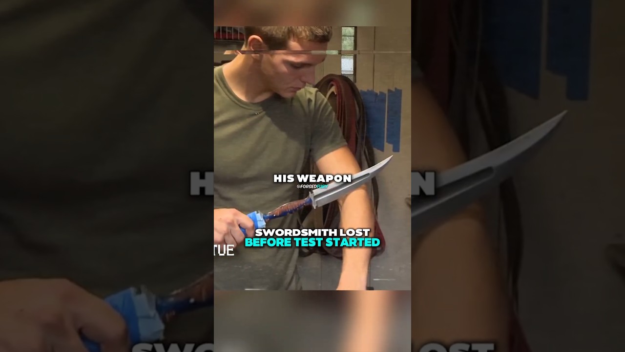 Swordsmith loses k*ll test before it even starts 😱 | Sword-making ...