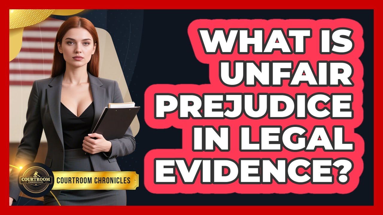 What Is Unfair Prejudice In Legal Evidence? – Courtroom Chronicles ...