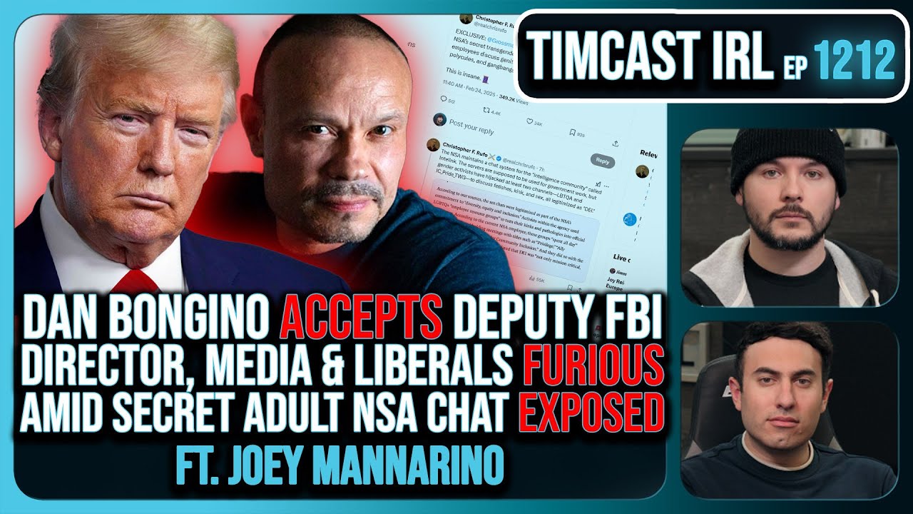 Dan Bongino ACCEPTS Deputy FBI Director, SECRET NSA CHATS EXPOSED w ...
