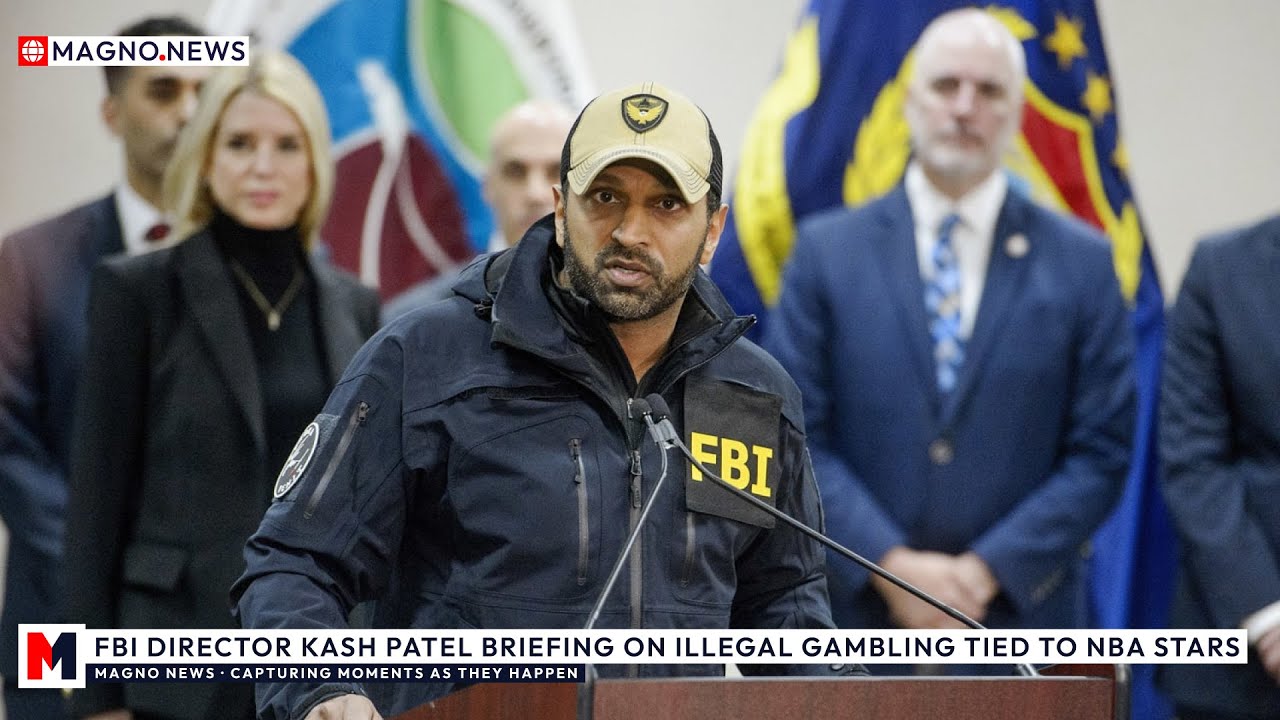 🚨 FBI Director Kash Patel Exposes Illegal Sports Betting Tied to NBA ...