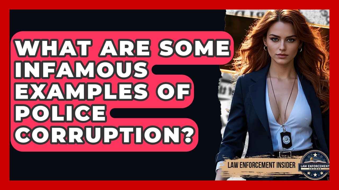What Are Some Infamous Examples Of Police Corruption? – Law Enforcement ...