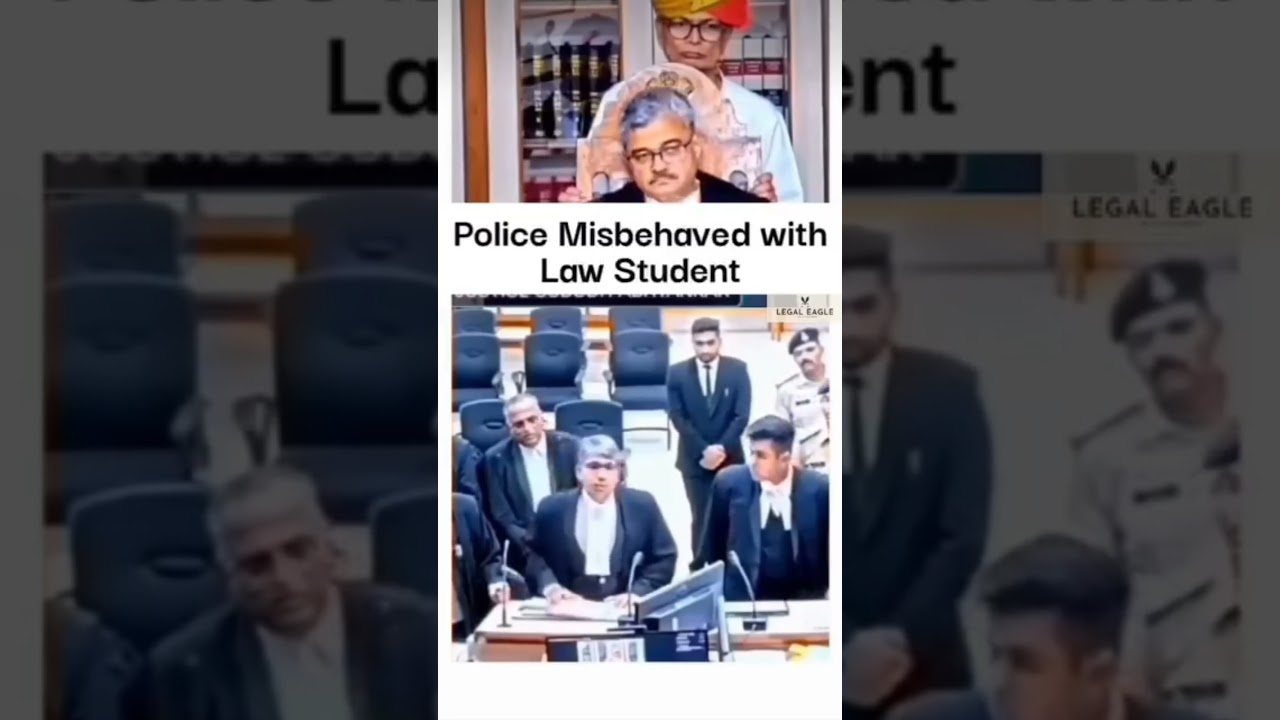Police Misbehaved With Law Student ⚖️ Judge–Advocate Heated Courtroom ...