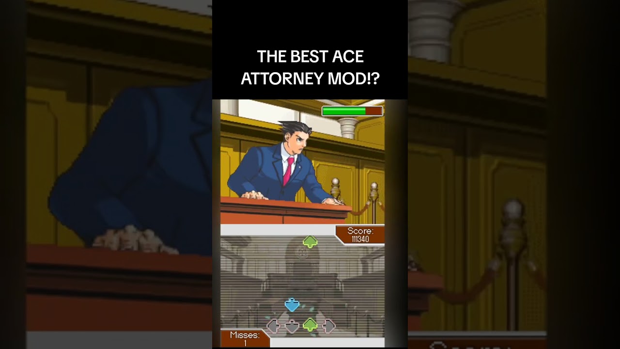 FNF The best Ace Attorney Mod!? The Funkin Turnabout #fnf #fnfmod # ...